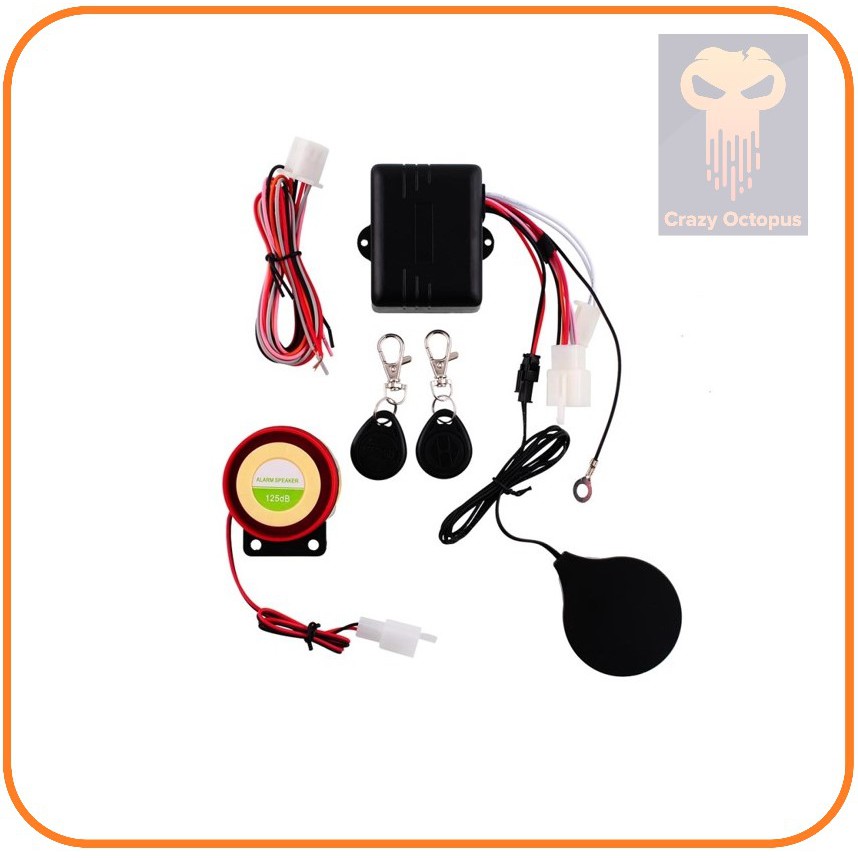 Motorcycle Bike IC Card Alarm Chip Induction Invisible Lock Immobilizer ...
