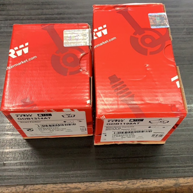 WAJA FRONT BRAKE PAD OR REAR BRAKE PAD TRW | Shopee Malaysia