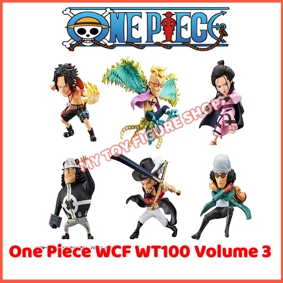 Bandai Banpresto One Piece WCF New Series Volume 3 Ace Mihawk Kuma Izou ...