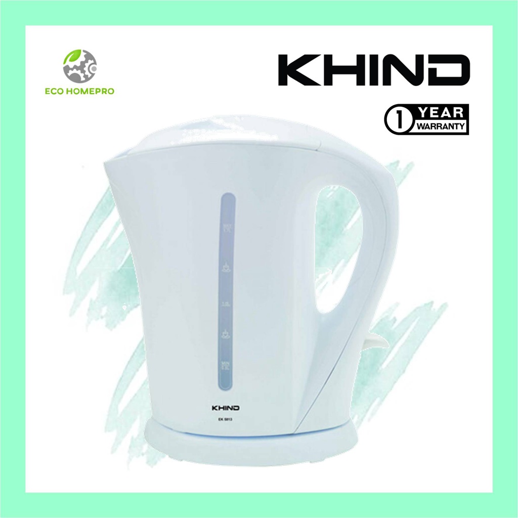 Khind 1.7L Jug Kettle EK5813 (White) | Shopee Malaysia