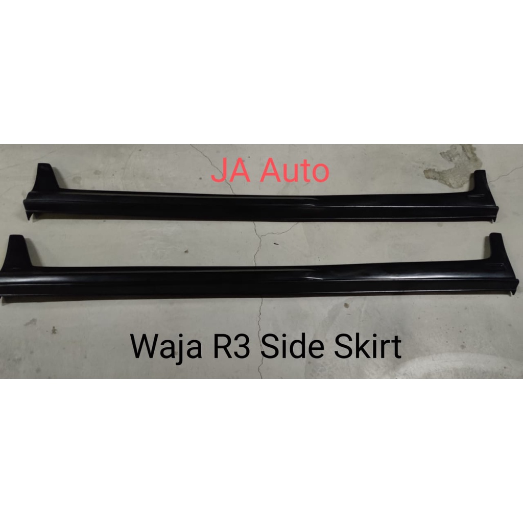 WAJA R3 SIDE SKIRT WITH LOGO PUR BODYKIT SIDE SKIRT PROTON CAMPRO MMC ...