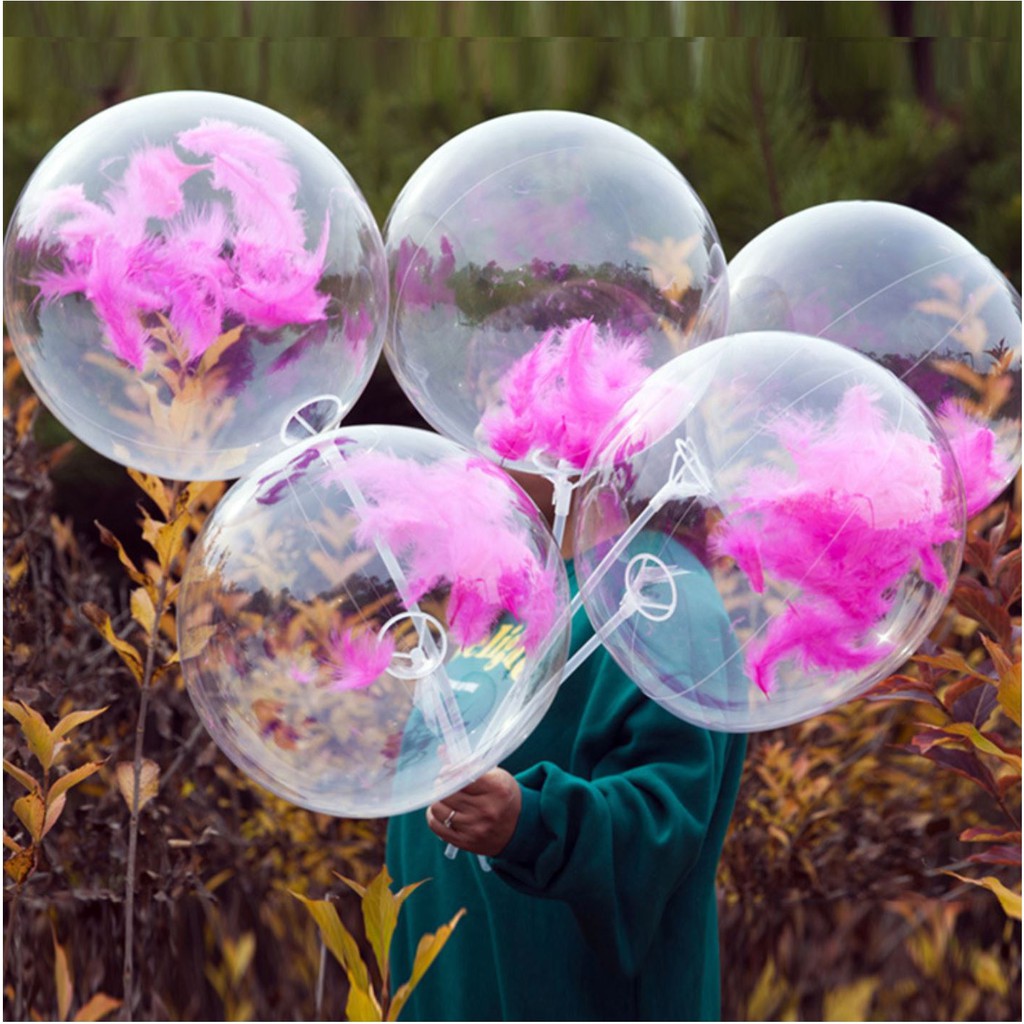 Transparent BOBO balloon covers for birthday and wedding parties ...