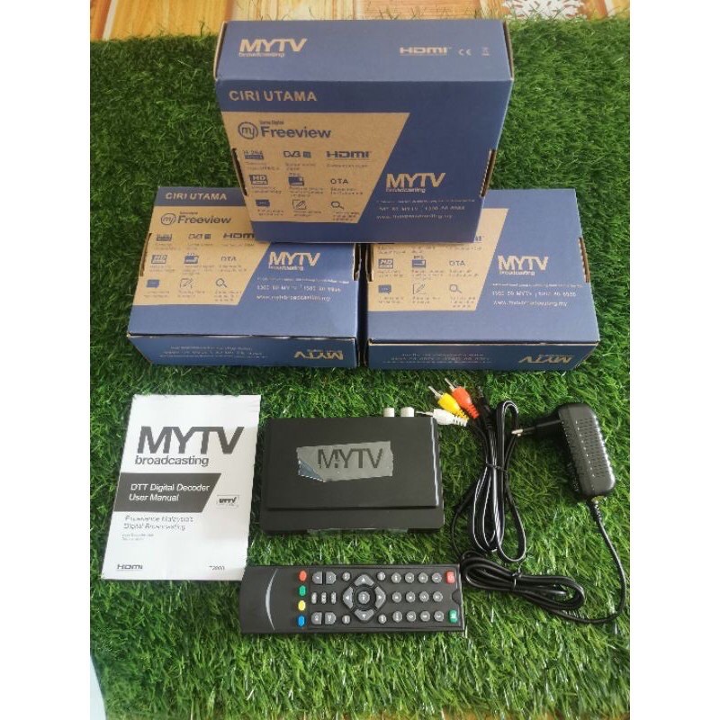 DVB T2 DECODER RECEIVER MYTV MYFREEVIEW 🇲🇾 | Shopee Malaysia