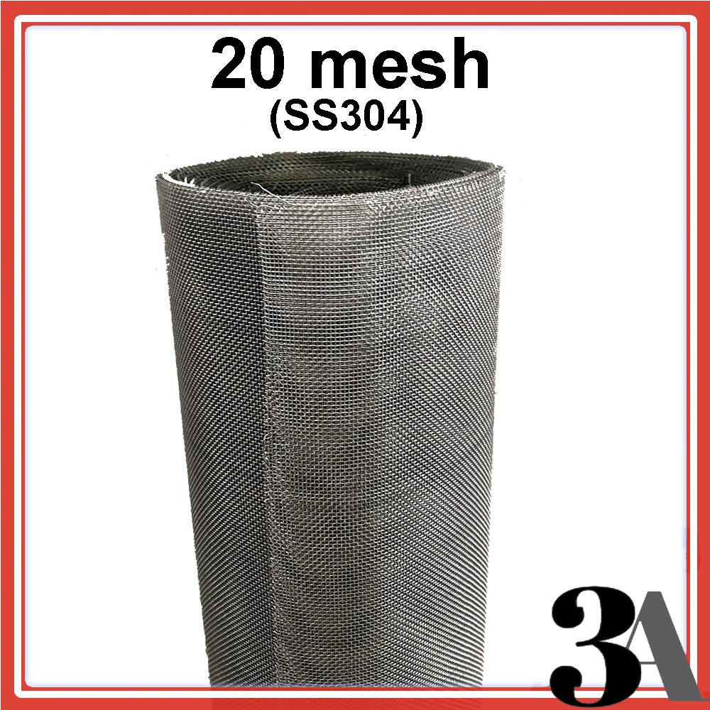 Stainless Steel Wire Mesh SS 304 Mosquito Netting 20 mesh SUS SS304 Net ...