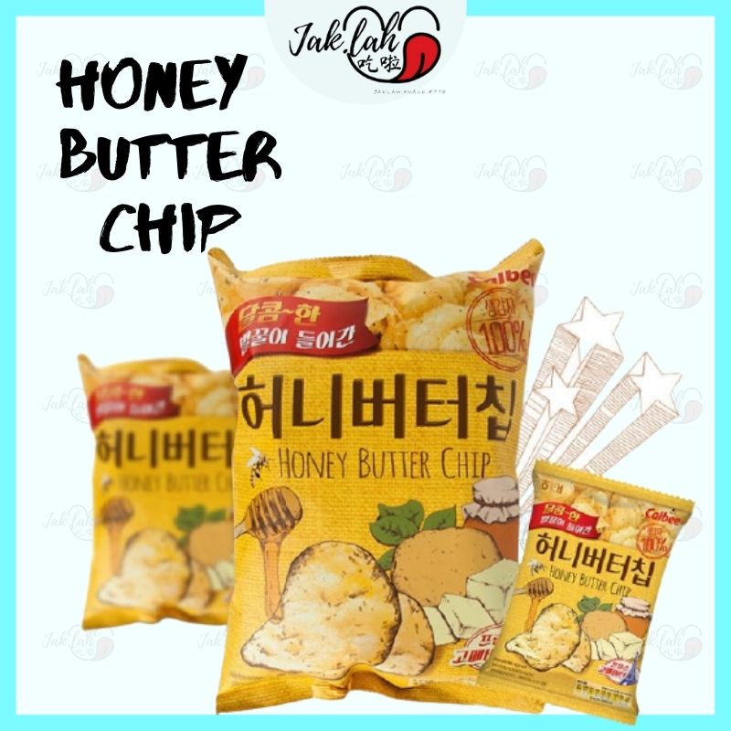 Jaklah88【Korea Import】Haitai Calbee Honey Butter Chips 60g 海太 蜂蜜牛油薯片 ...