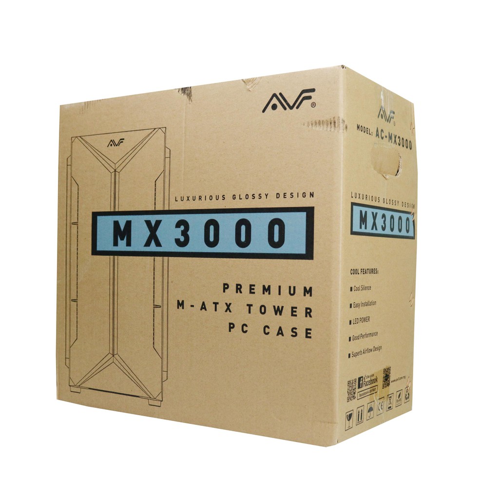 AVF MX Series Premium M-ATX Tower PC Case (AC-MX1000/MX2000/MX3000 ...