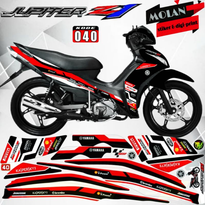 Decal Sticker Striping Jupiter Z1 Variation 2013-2019 | Jupiter RC ...