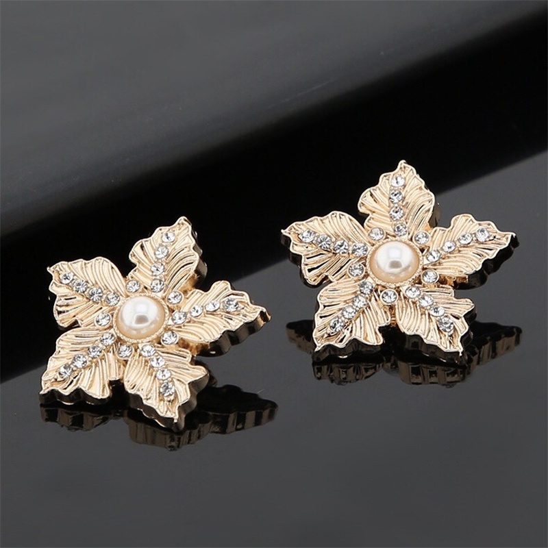 10Pieces/lot 25mm Super Pretty Flower Buttons for Clothing Luxury ...