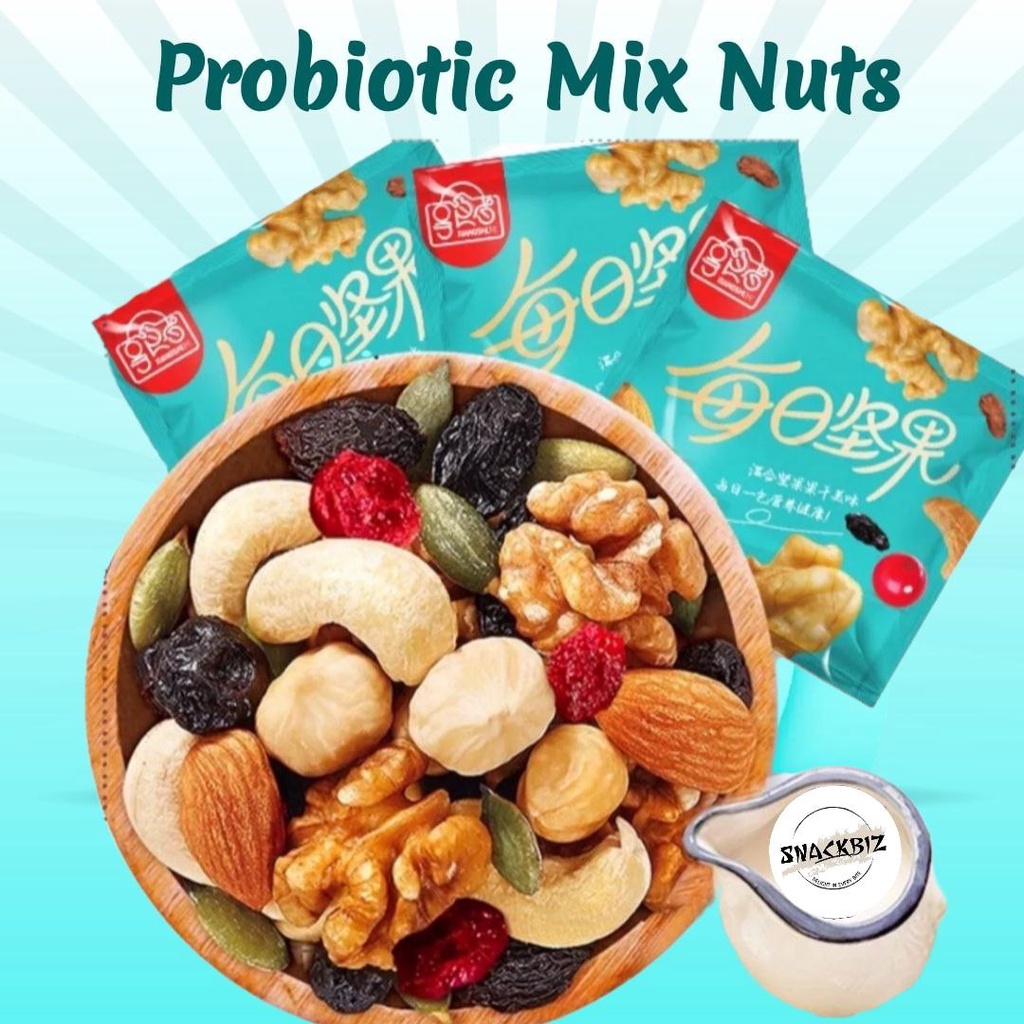 Probiotic Mix Nuts Cashew Nut Everyday 享食者 每日坚果 混合坚果益生菌 20g+- | Shopee ...