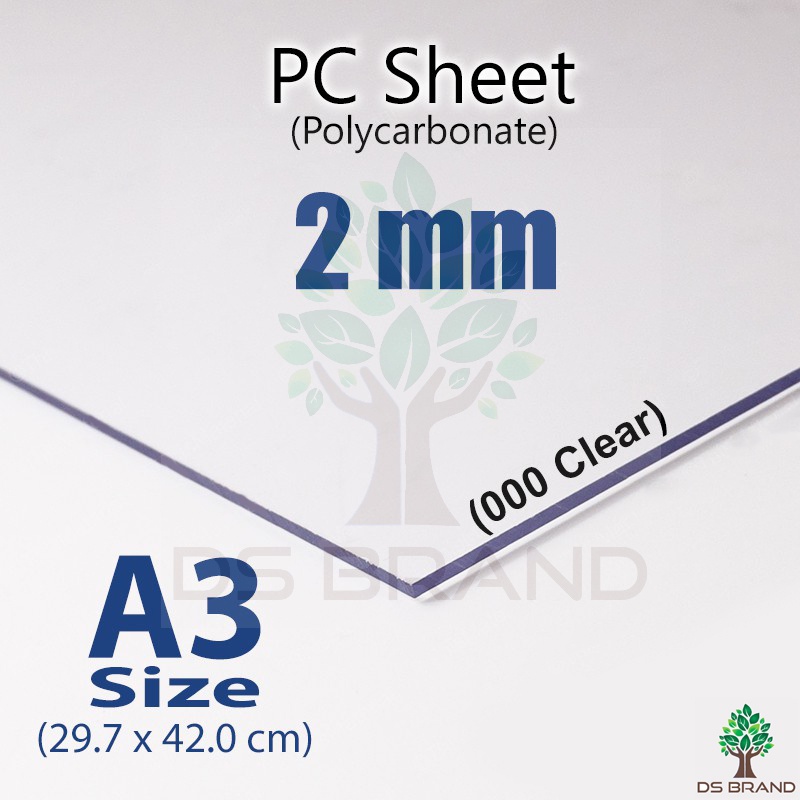 [ PC Sheet ] 2 mm A3 PC Sheet Polycarbonate Sheet | Shopee Malaysia