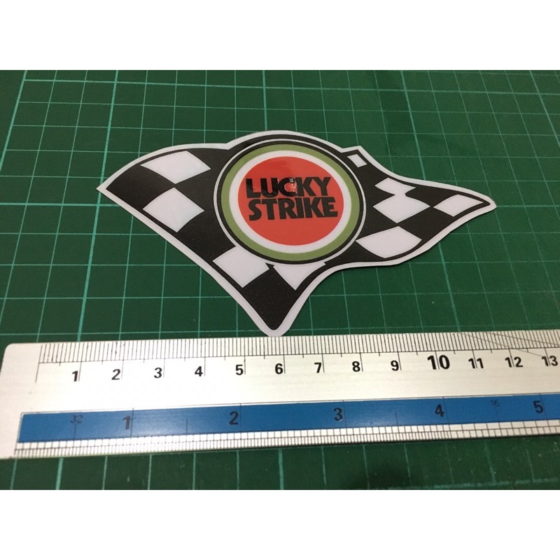 Sticker lucky strike flag | Shopee Malaysia