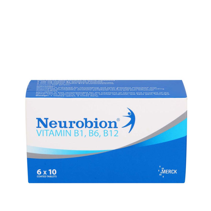 NEUROBION VITAMIN B1, B6, B12 6X10 (NEW PACKAGING) | Shopee Malaysia