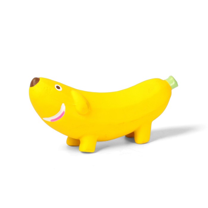 Q-monster Pet DOG Squeaky Rubber Toy FRUIT BANANA DOG DOG Toy | Shopee ...