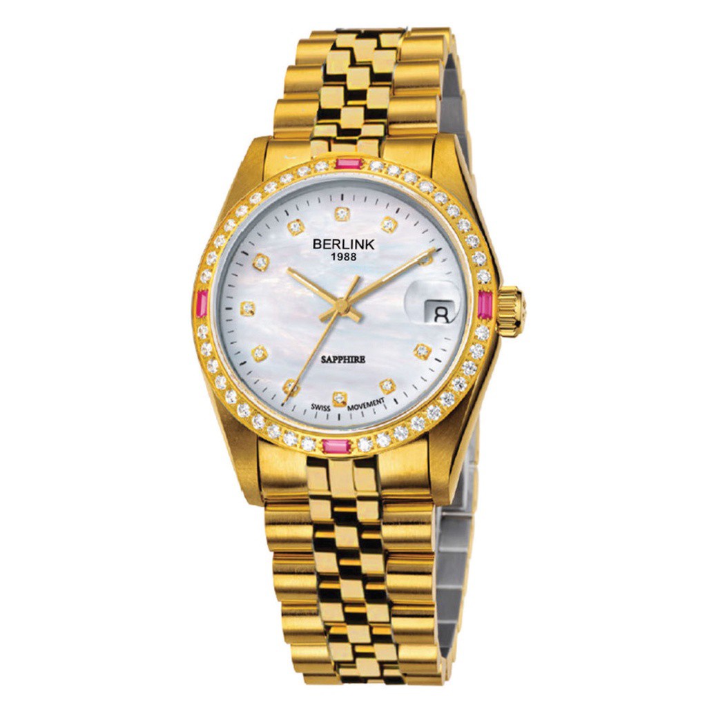 BERLINK SWISS Sapphire Water Resist Men Watch 1001-G18 | Shopee Malaysia