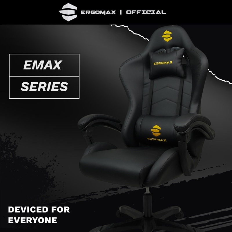 ErgoMax E Max Series Gaming Chair Office Chair Kerusi Gaming - 1 Year ...