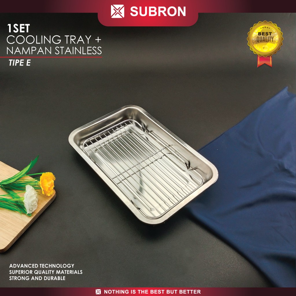 Subron Cooling Tray SET Tray 32x22 Stainless Grill Oil Food Drainer ...
