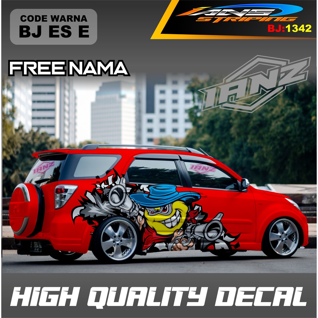 Variations Of DECAL STICKER Latest Design TERIOS Car/DECAL Latest Car ...