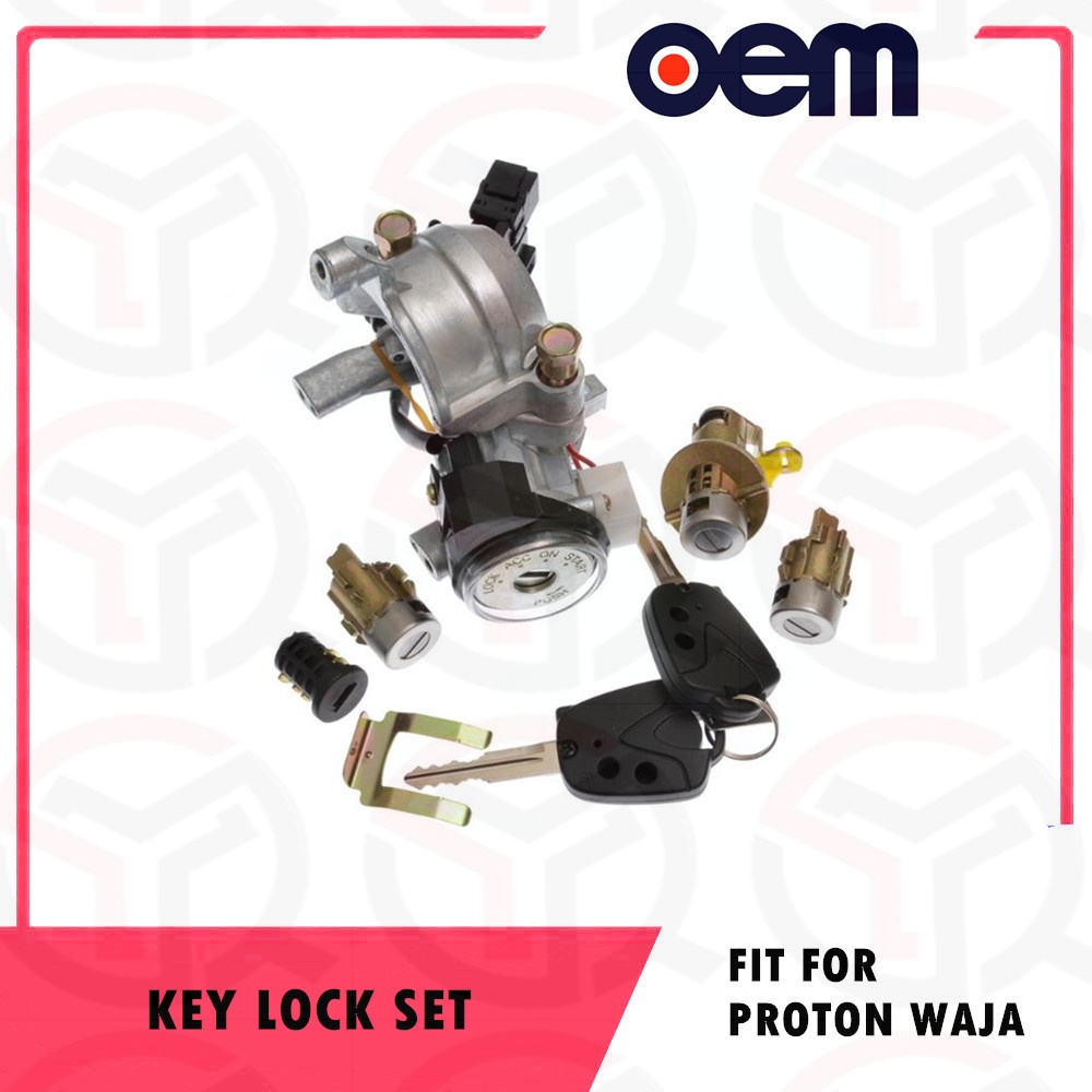 PROTON WAJA DOOR IGNITION KEY LOCK FULL SET (PW831914) | Shopee Malaysia