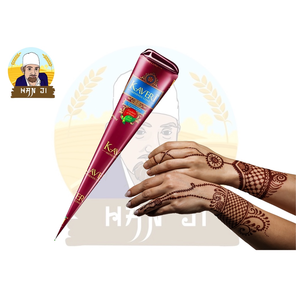 Kaveri Neha Mehndi Cone Henna For Hand natural Colour | Shopee Malaysia