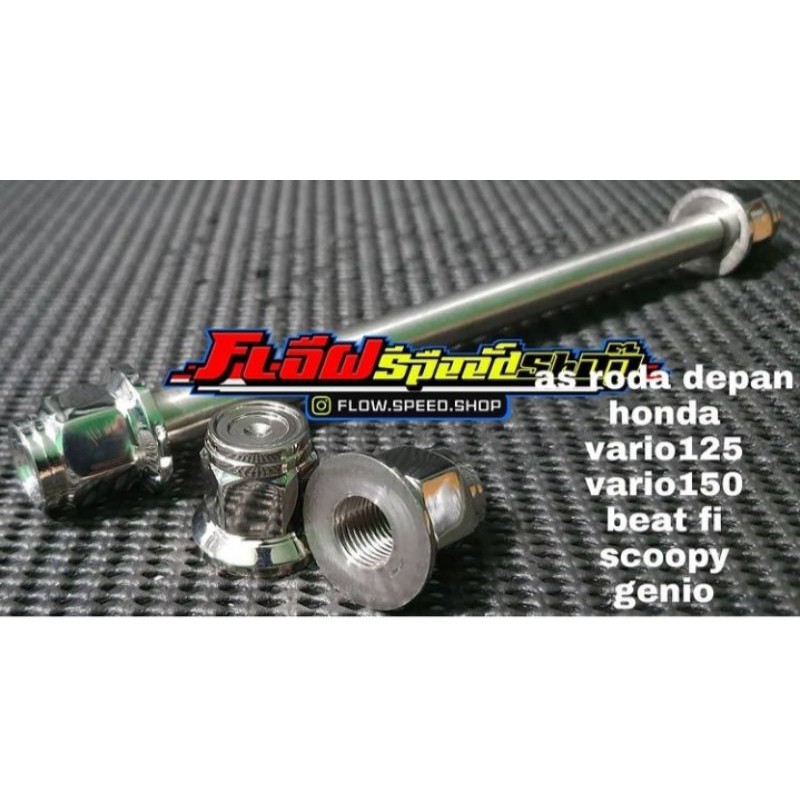 Honda vario genio beat F1 stainless steel front axle honda vario 125/ ...