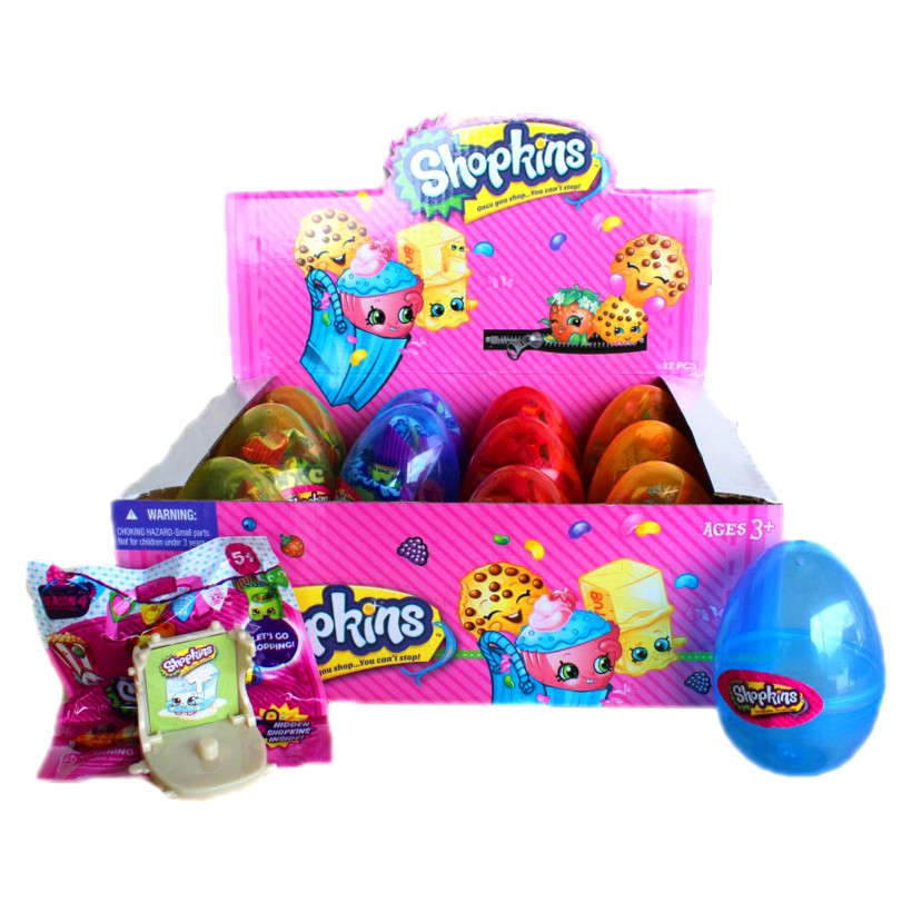 Shopkins 12 in 1 Deformation Eggs with Random Characters (8cm) | Shopee ...