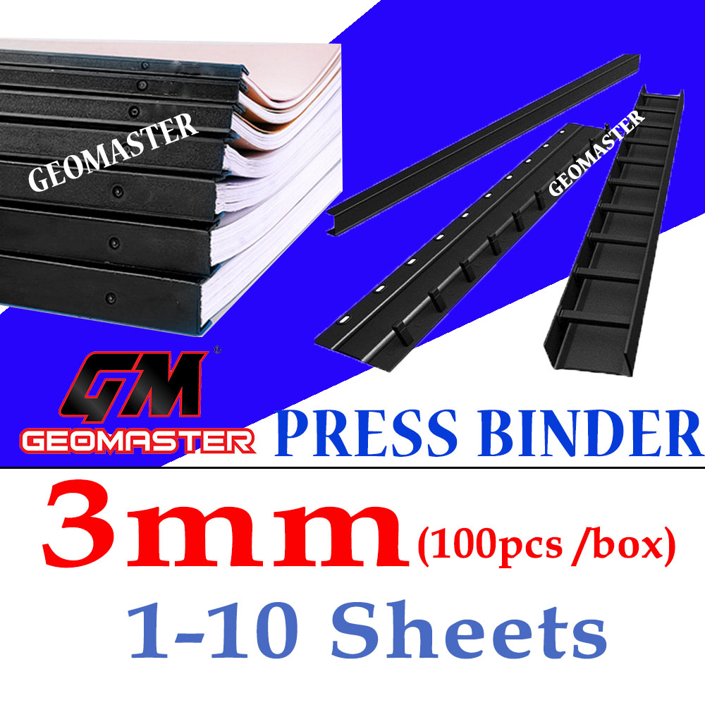 3mm Press Binder / Binding Strip / Lock Binder / Press Binding Comb ...