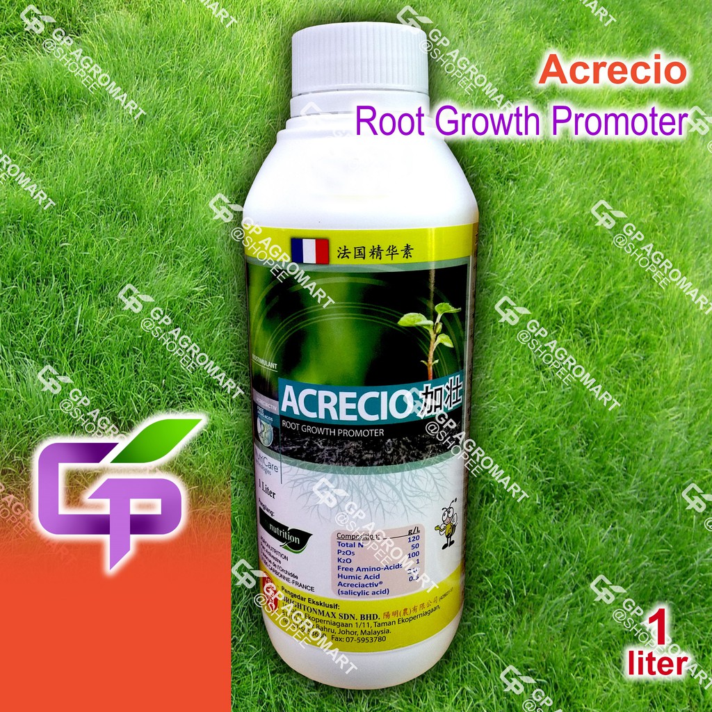 1L Acrecio Root Growth Promoter / Perangsang Akar / Humic Acid /Baja ...