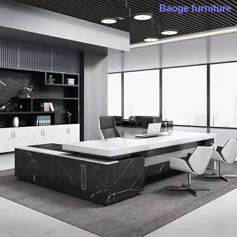 Ready stock!！desk boss table simple modern executive president Manager ...
