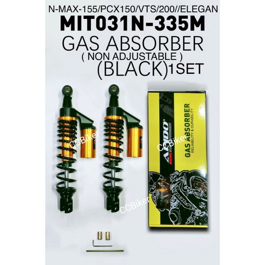 Apido Monoshock Gas Tank UNIVERSAL MIT 031N (335mm) (NMax NMax155 ...