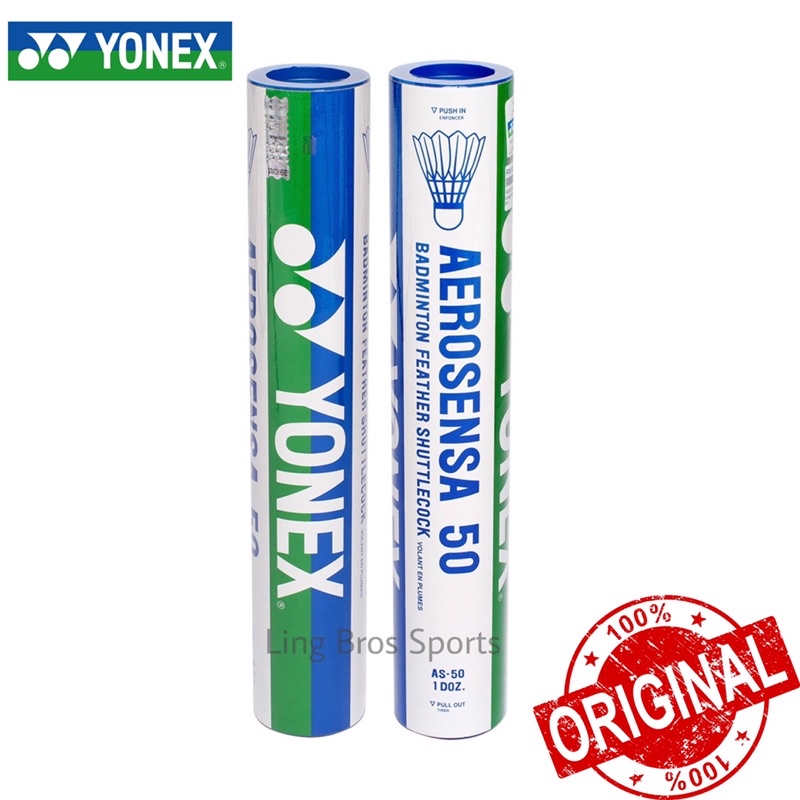 Yonex Aerosensa 50 Shuttlecocks 100% Original From Yonex Sunrise | Shopee Malaysia