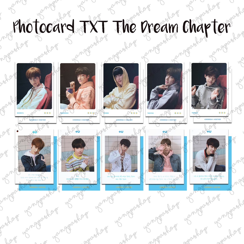 [READY/SET] Set THE DREAM CHAPTER STAR TXTT PHOTOCARD FAN MADE ...