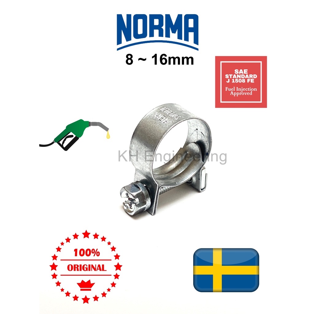 ABA Sweden Fuel Hose Clamp Clip Mini Clip Paip Hos Minyak Petrol ...