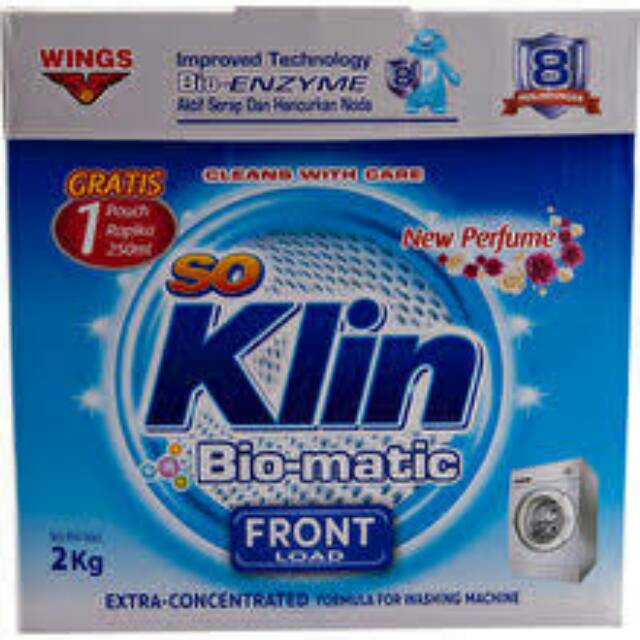 So Klin Bio Matic Front Load 2kg | Shopee Malaysia