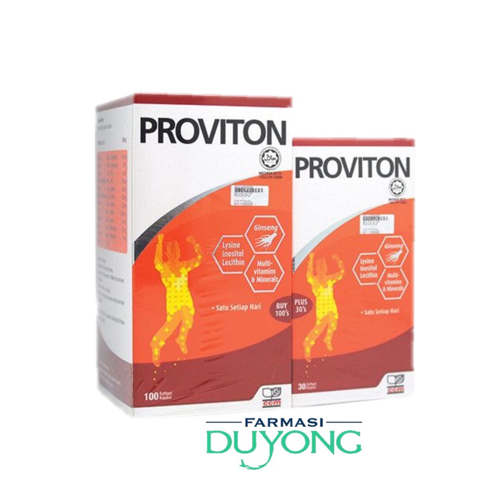 Proviton Multivitamins 100's+30's EXP 07/2020 | Shopee Malaysia