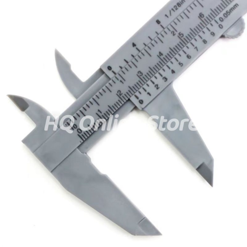 Grey Plastic Caliper, Measure Up To 150 mm/6 Inch, Vernier Caliper ...