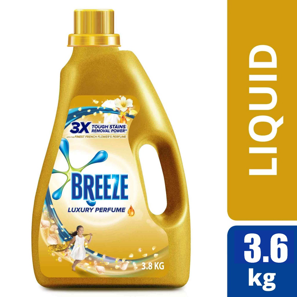BREEZE Luxury Perfume Liquid Detergent 3.6kg | Shopee Malaysia