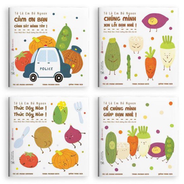 Ehon books - Set of 4 books I am a good baby - for children from 2 ...