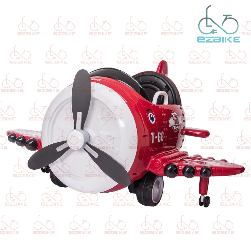 EZBIKE KIDS RIDE ON AIRPLANE stimulation pilot to be kapal terbang ...