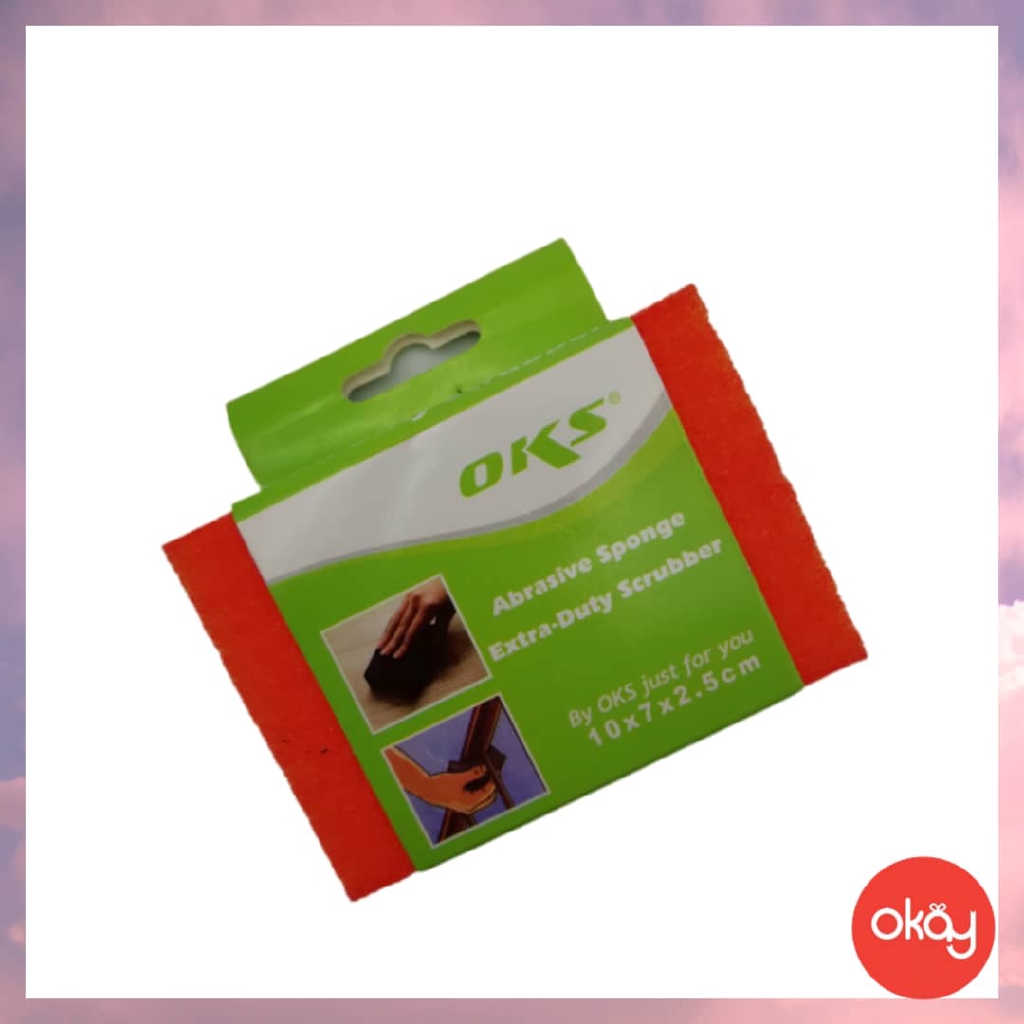 ( Ready Stock ) Abrasive Sponge OKS 0821 | Shopee Malaysia