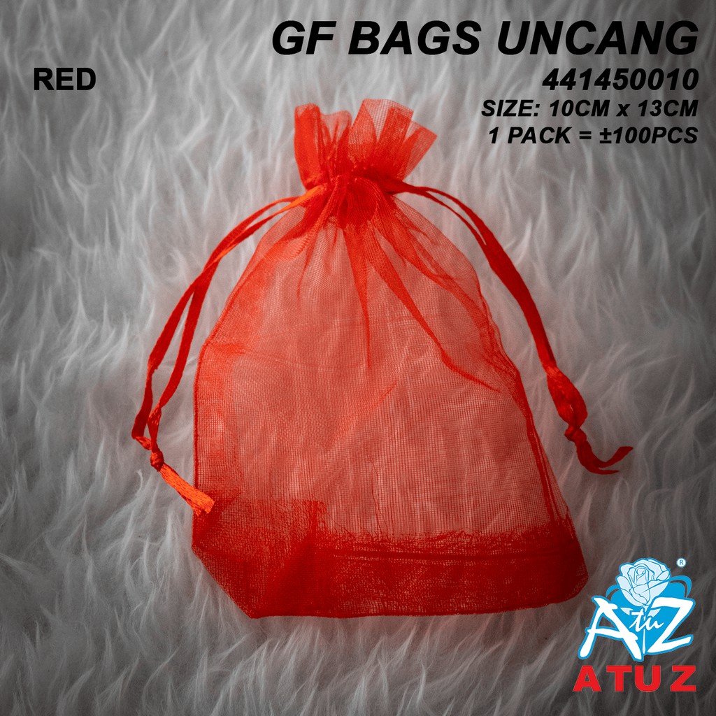 AtuZ Uncang Bag Organza 8*H12cm/14*H9cm/22*H26cm COMEL POUCH / BEG ...