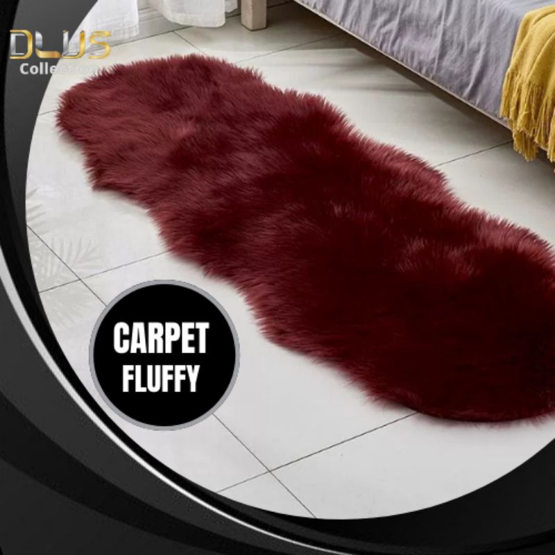 VIRAL ready stock Karpet Bulu Carpet Bulu Fluffy Shaggy Karpet Fur ...