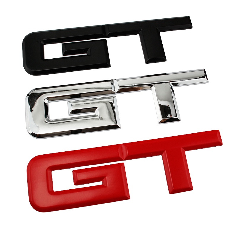 1 metal GT emblem Ford Mustang GT Car Logo Side Emblem GT Rear Emblem ...