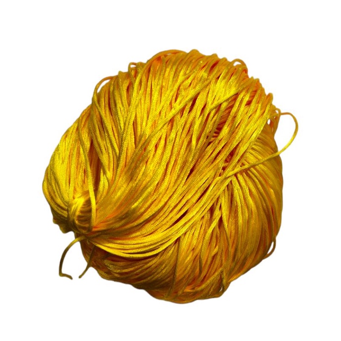 BENANG SATIN GEDABAK CHINESE KNOT YARN MACRAME CROCHET KNITTING BENANG ...