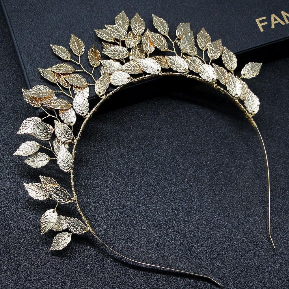 Leaf Headbands Handmade Golden Leaves Headband Tiaras Wedding Crown ...