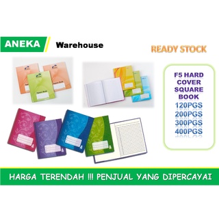 F5 Hardcover Logbook / Buku Log Kecil / Hard Cover Square Book 60gsm ...