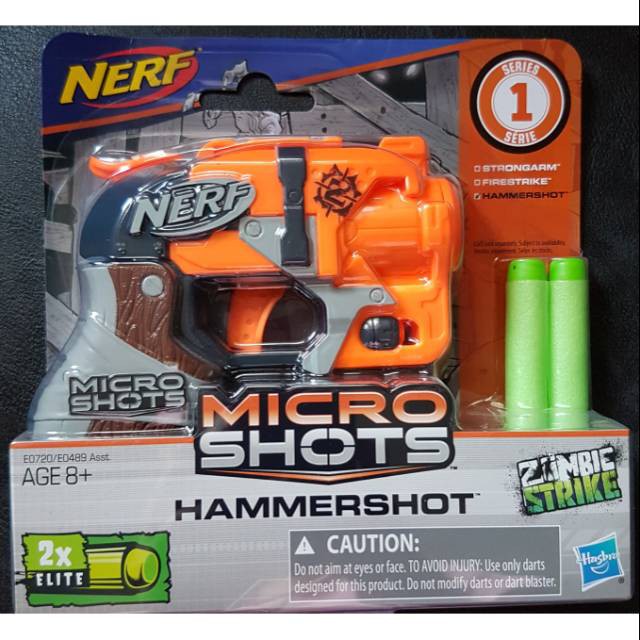 Nerf MICROSHOTS HAMMERSHOT ORIGINAL | Shopee Malaysia