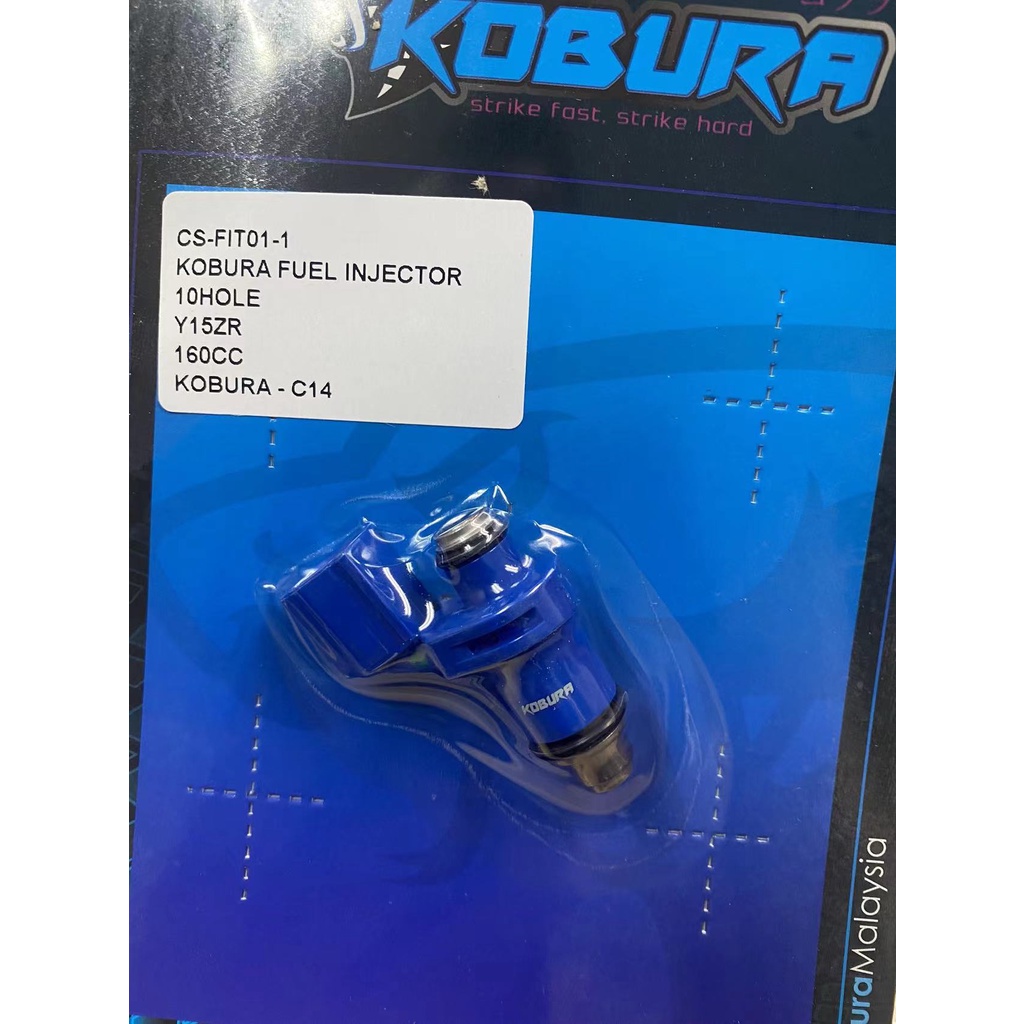 KOBURA RACING FUEL INJECTOR Y15 V1 ( 10HOLE ) 160CC / 180CC / 200CC ...