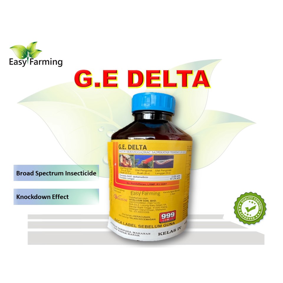 G.E DELTA 1L Deltamethrin 2.8% Racun Serangga ( seperti Decis 250 ...