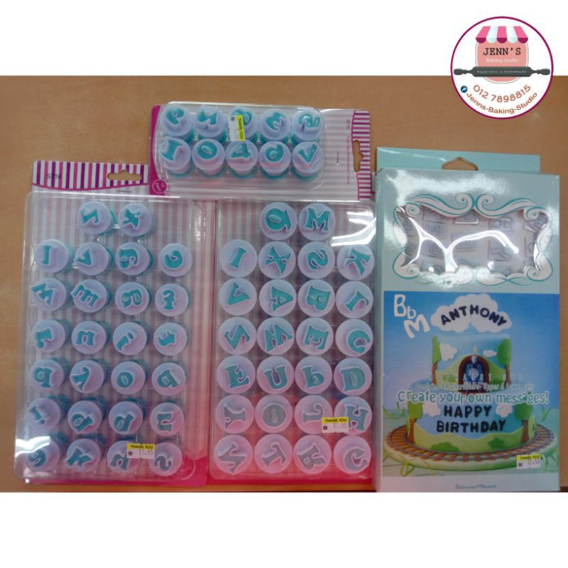 Alphabet Set 64 Character ( Upper & Lower care ) / Push Easy Mini ...