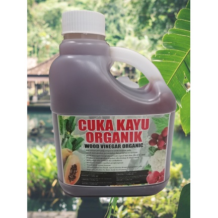 CUKA KAYU ASLI / WOOD VINEGAR 100% ASLI TANPA CAMPURAN 1 LITER | Shopee ...